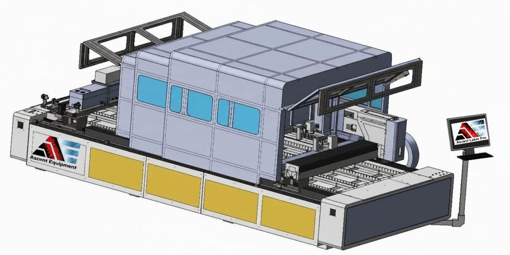 Dual Gantry Co2 Fiber Laser Cutting Machine New York